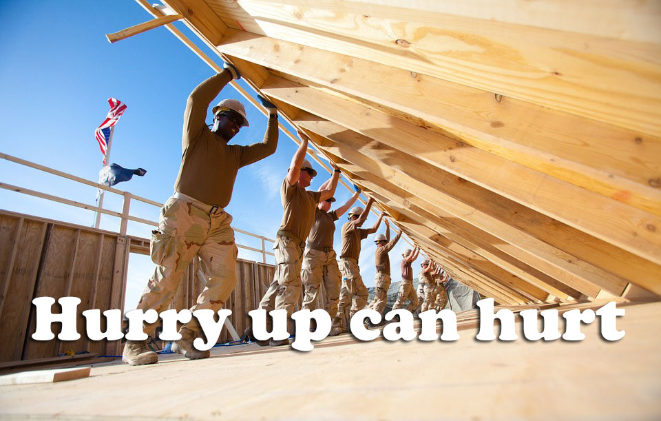 Hurry Up Can Hurt | OSHA Safety Manuals